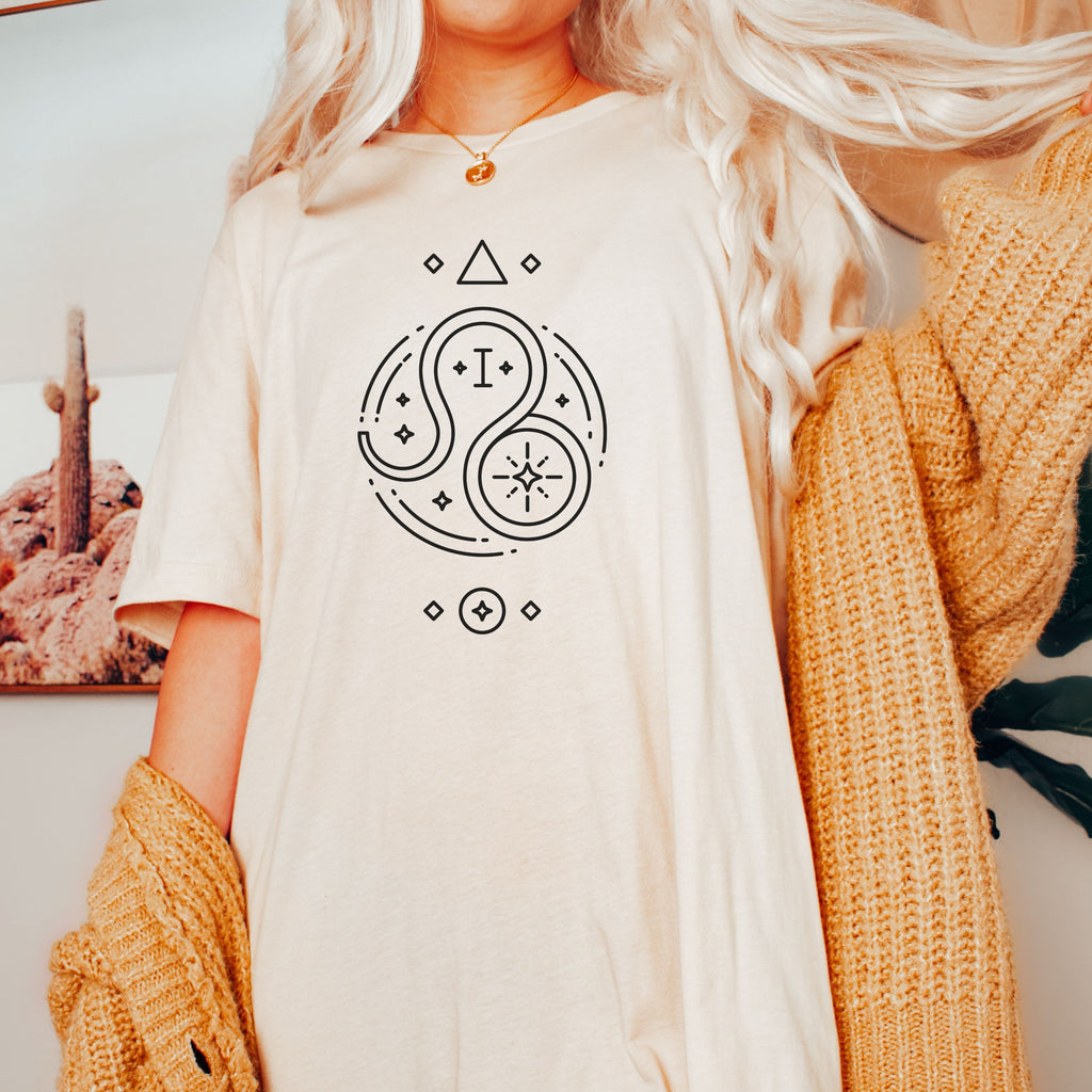 Leo "Charisma" Zodiac symbol Astrology Unisex Jersey Short Sleeve Tee ...